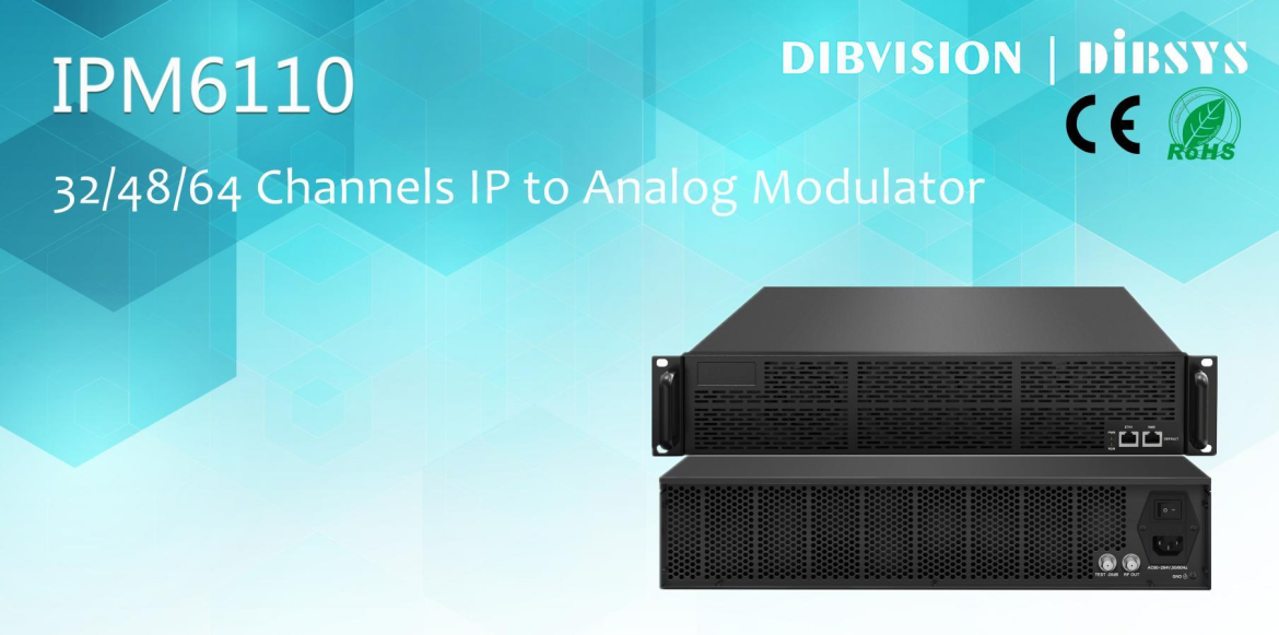 IPM6110 32 48 64 Channels IP to analog Modulator - Global Customer ...