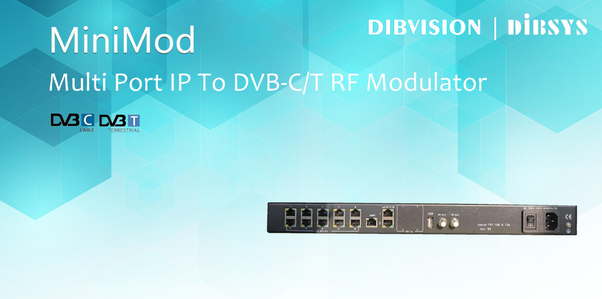 MiniMod Multi Port IP to DVB-C/T RF Modulator - Global Customer Service ...