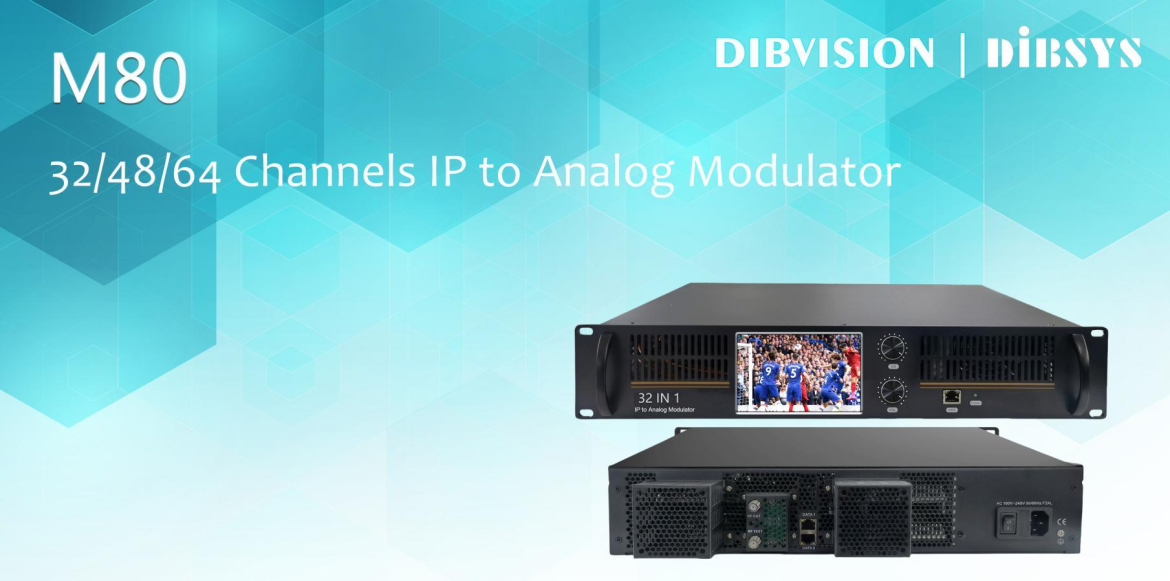 M80 32/48/64 Channels IP Analog Modulator - Global Customer Service Center