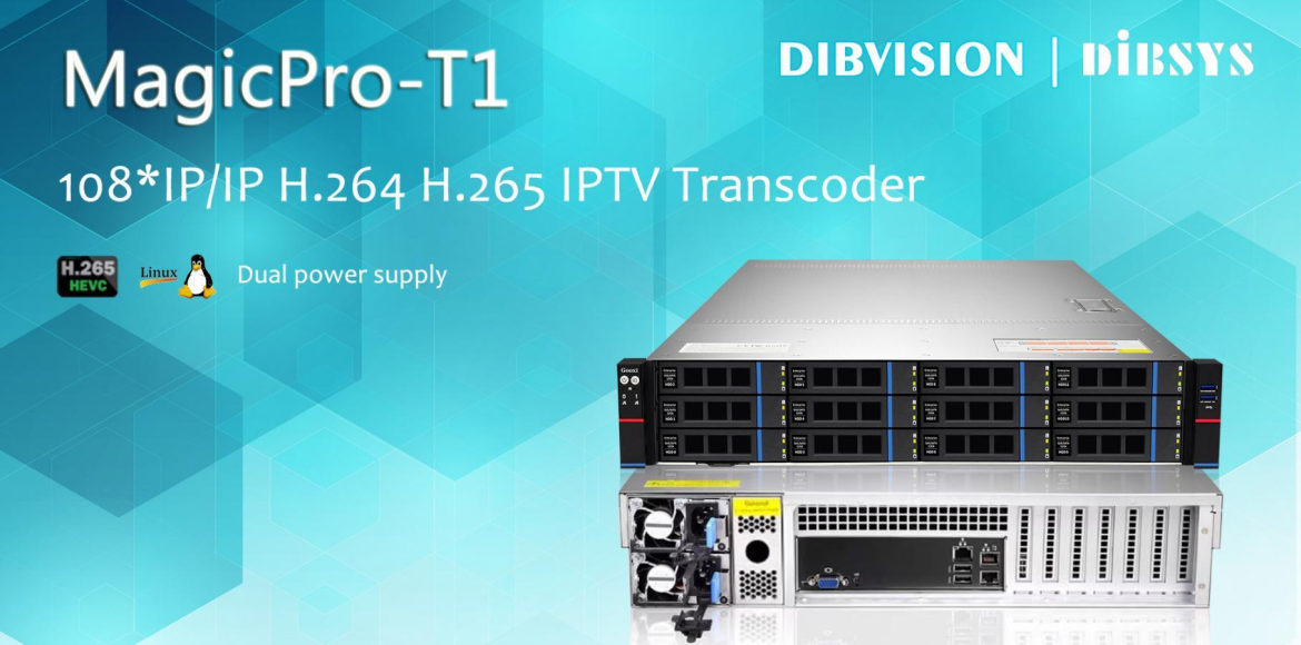 MagicPro-T1 108*CH IP to IP H.264 H.265 IPTV Transcoder - Global Customer Service Center